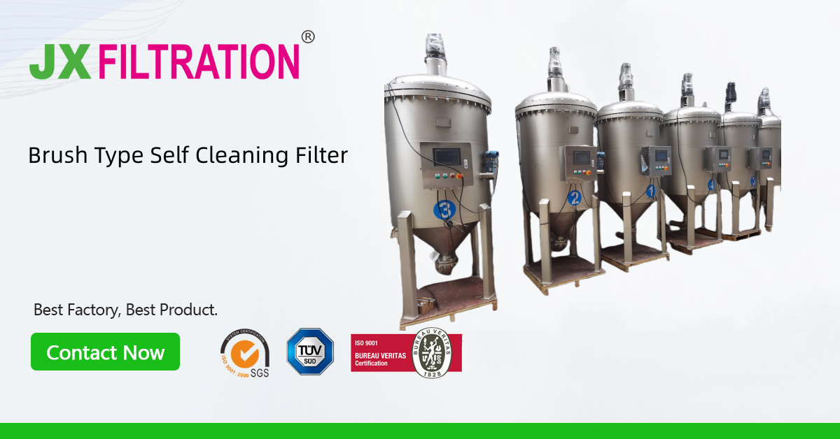When should we use a Brush Type Self Cleaning Filter