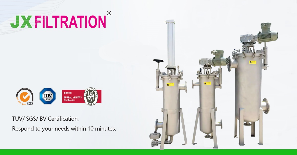 Self cleaning process of self cleaning filter